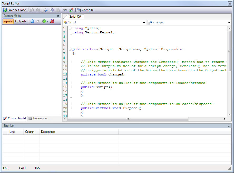 User Manual - C# / VB Scripts